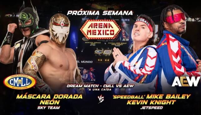 AEW Wrestlers Announced for CMLL Event on Nov. 21