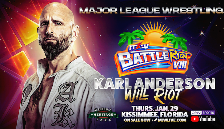 Karl Anderson Announced for Battle Riot Match