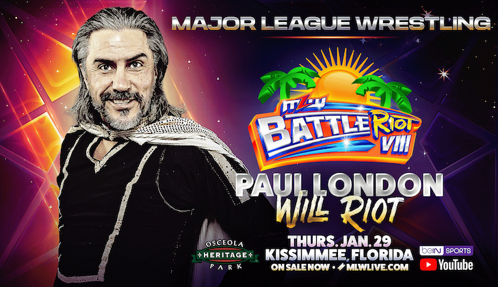 Paul London Officially Joins MLW Battle Riot VIII