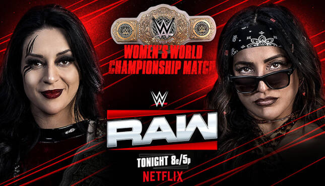 WWE Raw Lineup For Tonight: Women's world Title Match