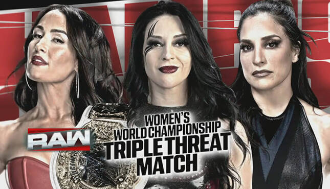 WWE Raw Lineup For Tonight: Women’s World Title Match, More