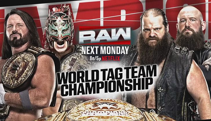 WWE Raw Lineup For Tonight: Tag Team Title Match, More