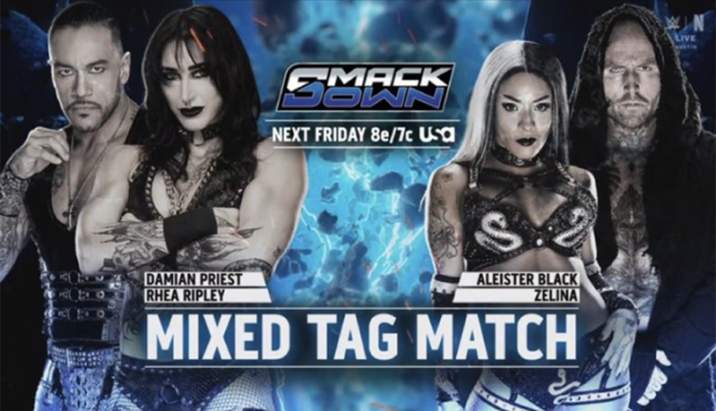 Mixed Tag Team Match & More Set For Next Week's WWE Smackdown ...
