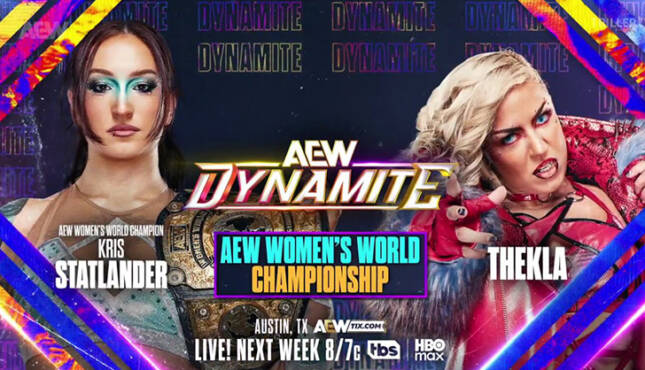 Women's World Title Match Added To Next Week's AEW Dynamite | 411MANIA ...