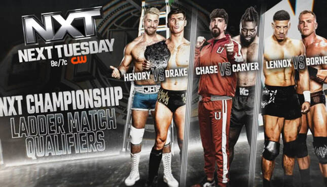 Lineup For Tonight's WWE NXT: NXT Title Ladder Match, More | 411MANIA ...