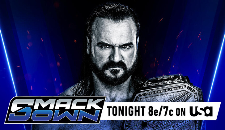 WWE Smackdown Lineup For Tonight: Drew McIntyre & Sami Zayn