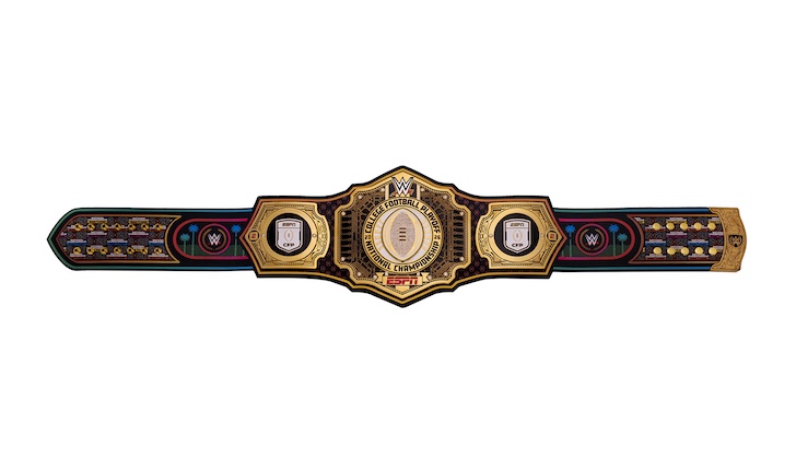 WWE & ESPN Expand Partnership for CFP Title Belt and More