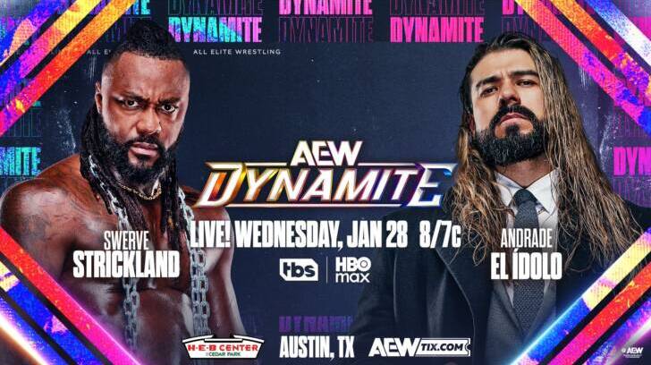 Swerve Strickland vs. Andrade El Idolo & MJF Segment Added To 1/28 AEW ...