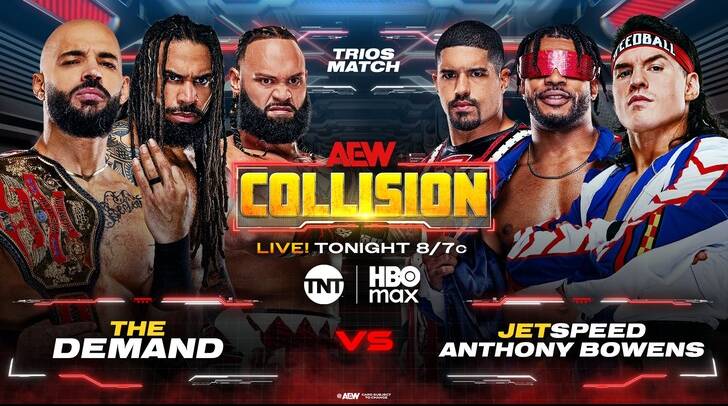 Updated Card For Tonight's AEW Collision (1/10): TNT Title, Trios ...