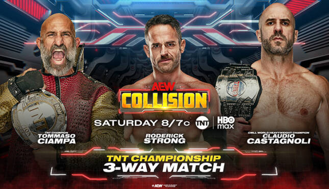 Lineup For Tonight's AEW Collision: Three-Way TNT Title Match ...