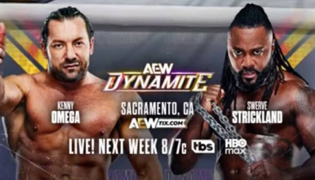 Kenny Omega vs. Swerve Strickland Announced For Next Week's AEW ...