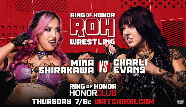 Mina Shirakawa In Action & More Set For This Week's ROH On HonorClub ...