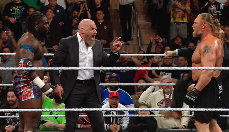 Note On Identity Of Man Who Oba Femi Threw During WWE Raw Segment ...