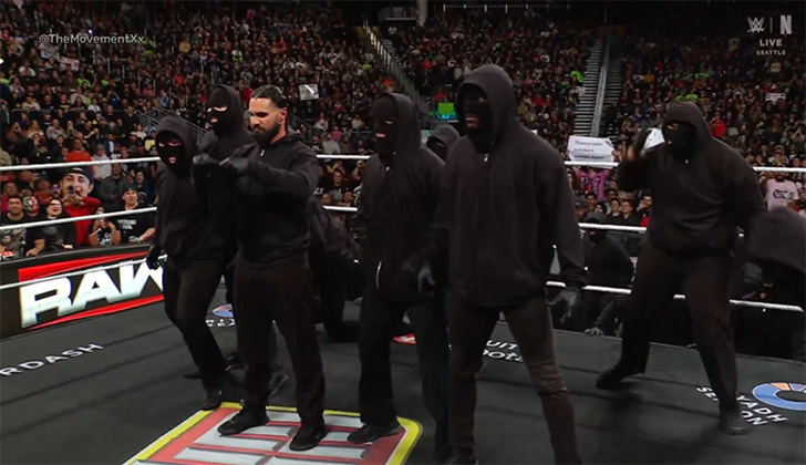 Seth Rollins Brings Army Of Masked Men In Opening Segment of WWE Raw ...