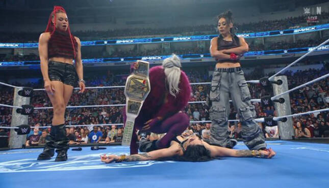 B-FAB & Michin Align With Jade Cargill, Attack Rhea Ripley On WWE ...