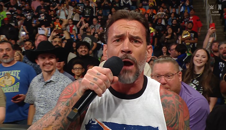 CM Punk Opens WWE Raw, Takes Shots at Roman Reigns, Pat McAfee & TKO ...