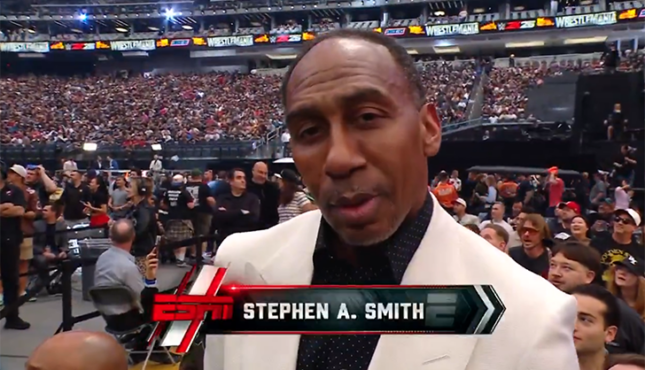 Stephen A. Smith Isn't Scared Of Danhausen's Curse | 411MANIA ...