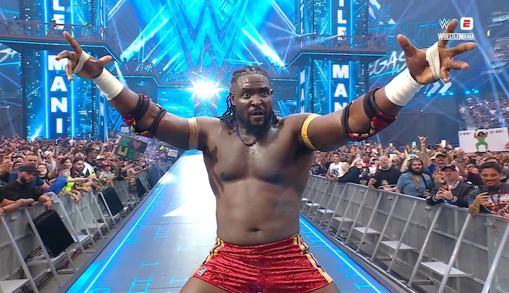 Triple H Calls Oba Femi Defeating Brock Lesnar 'Changing of the Guard ...