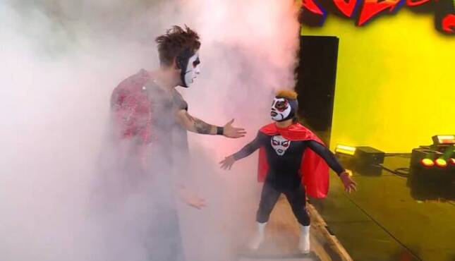 Lince Dorado Comments on Minihausen Mask at WWE Backlash