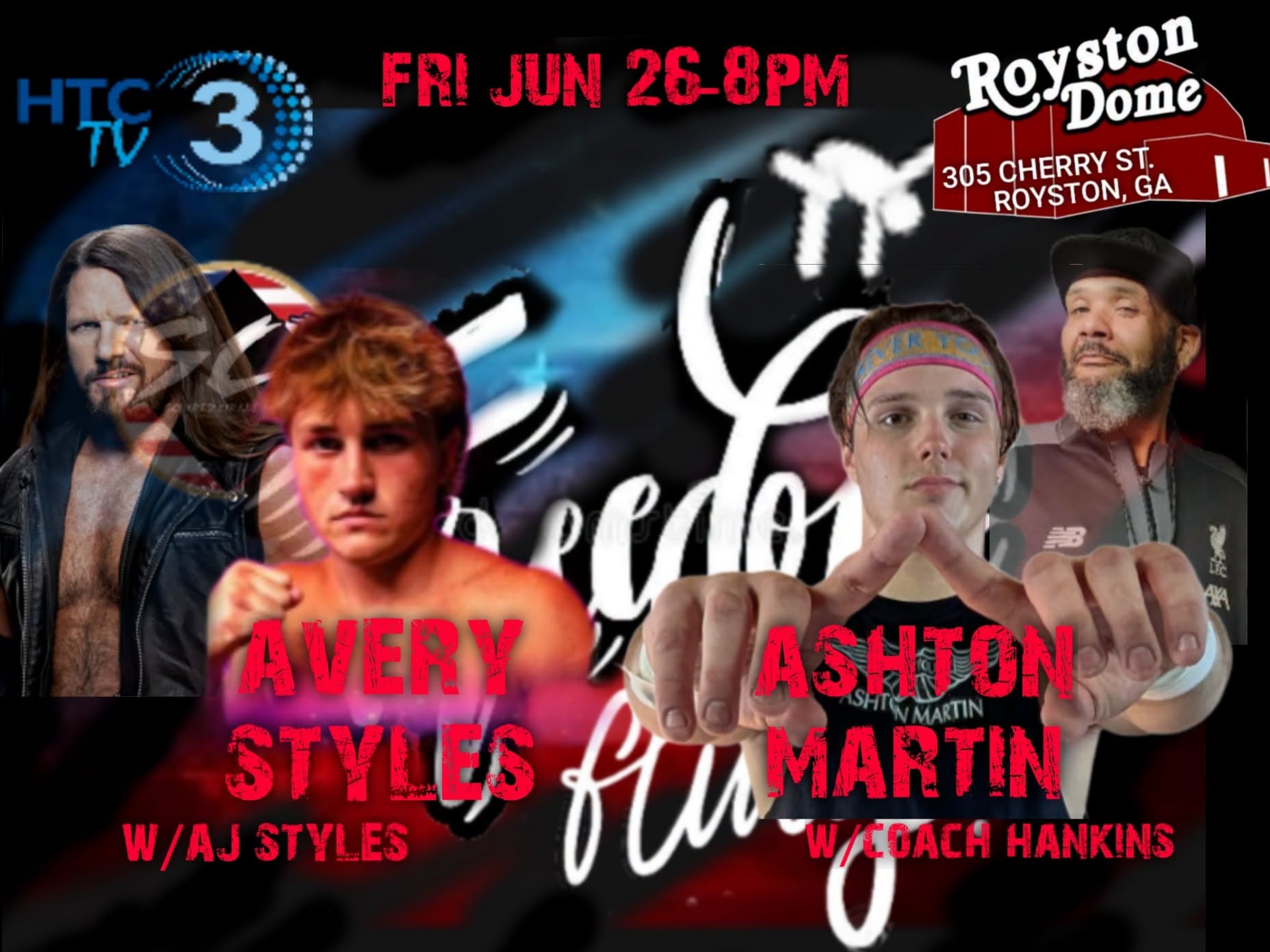 AJ Styles' Son Avery to Make Wrestling Debut in Georgia