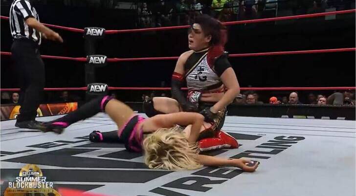 Hikaru Shida Defeats Zayda Steel to Qualify for Survival of the Fittest ...