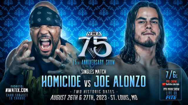 NWA 75th anniversary - Homicide vs Joe Alonzo | 411MANIA