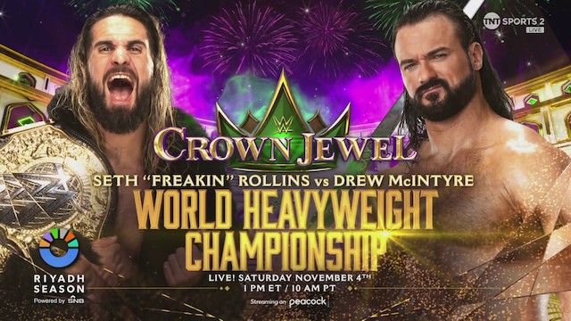 WWE Crown Jewel Seth Rollins vs Drew McIntyre | 411MANIA